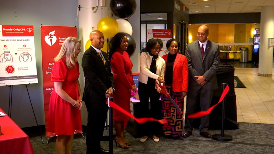 Virginia’s first mobile CPR training kiosk arrives at VCU Student Commons