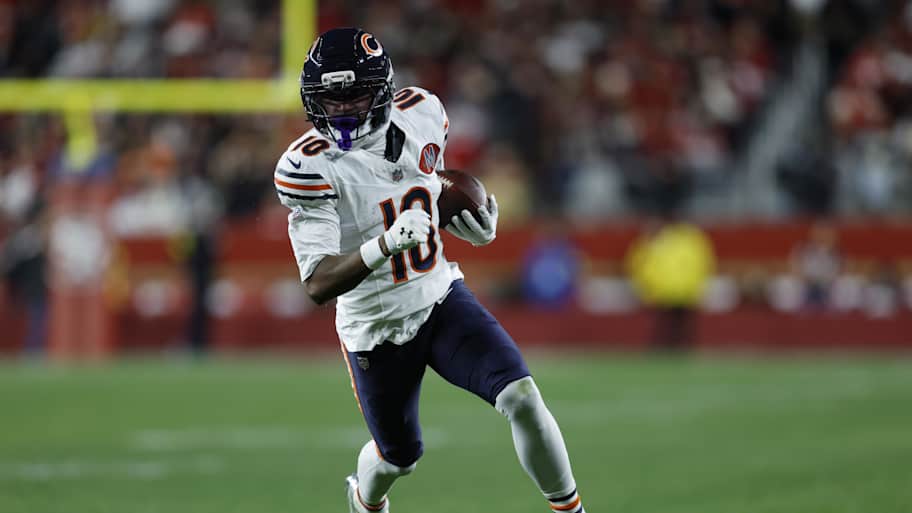 Wide receiver DFS values on wild card weekend featuring Luther Burden ...