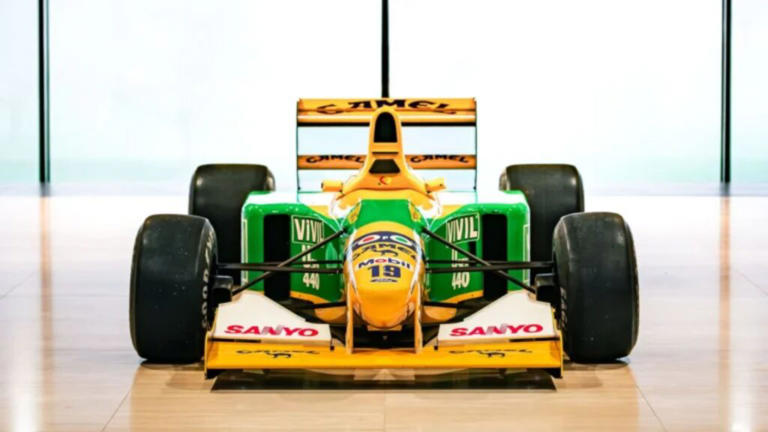 Schumacher’s first Formula One winning car set for landmark auction