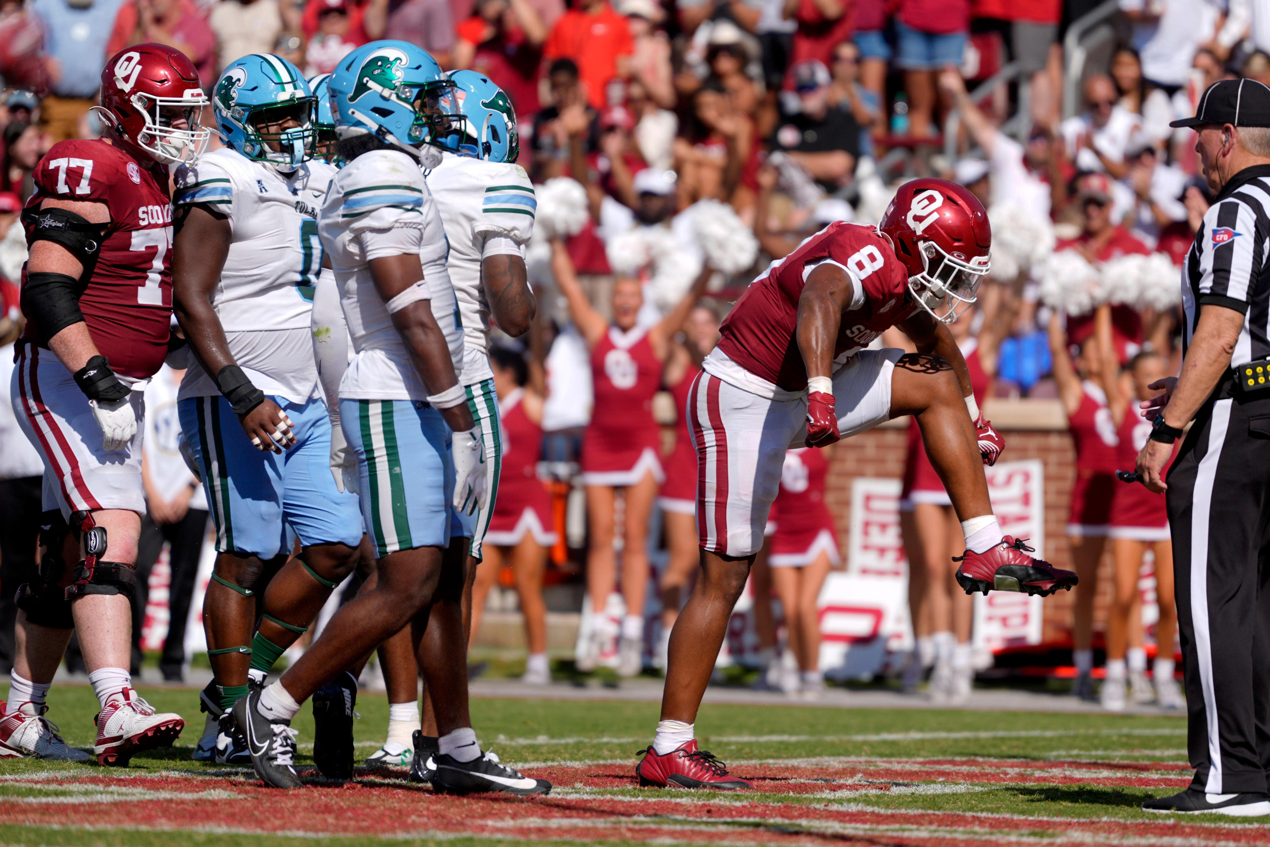 Former Oklahoma running back finds new home in the Big Ten