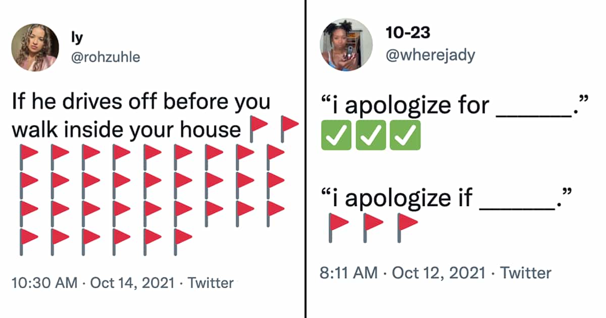 Red flags in dating
