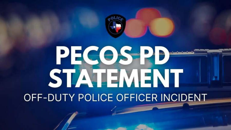 Off-duty Pecos police officer arrested amid alleged domestic disturbance