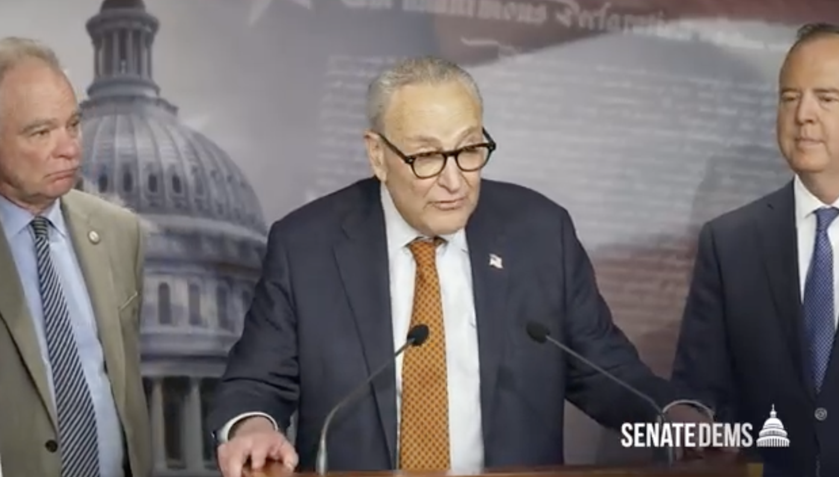 'Public sentiment keeps sinking': Chuck Schumer mocks Trump's dwindling ...