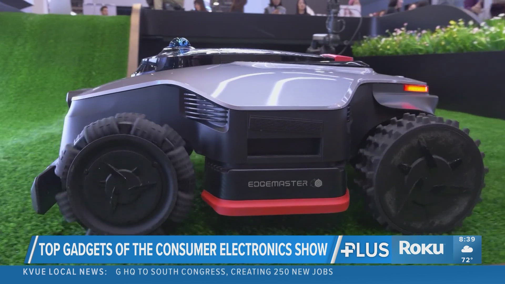 Robotic lawnmower, smart grills displayed at Consumer Electronics Show ...