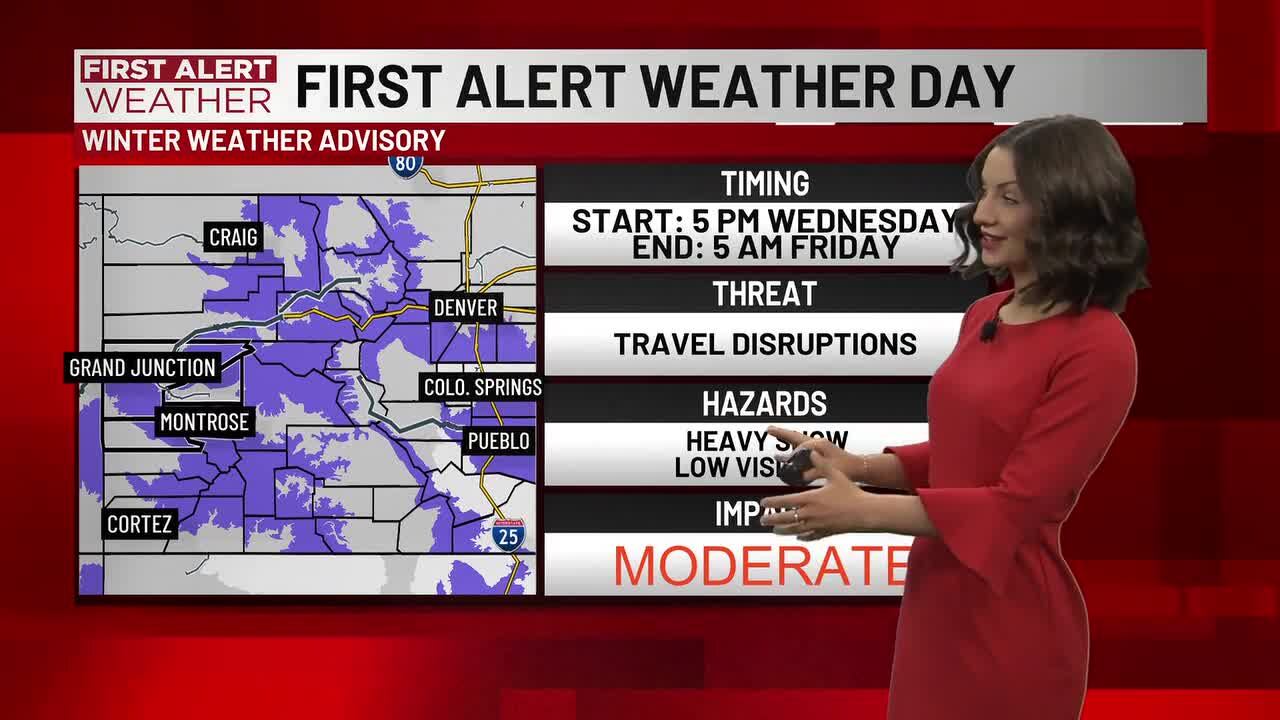 First alert: Rain, snow, and hazardous travel