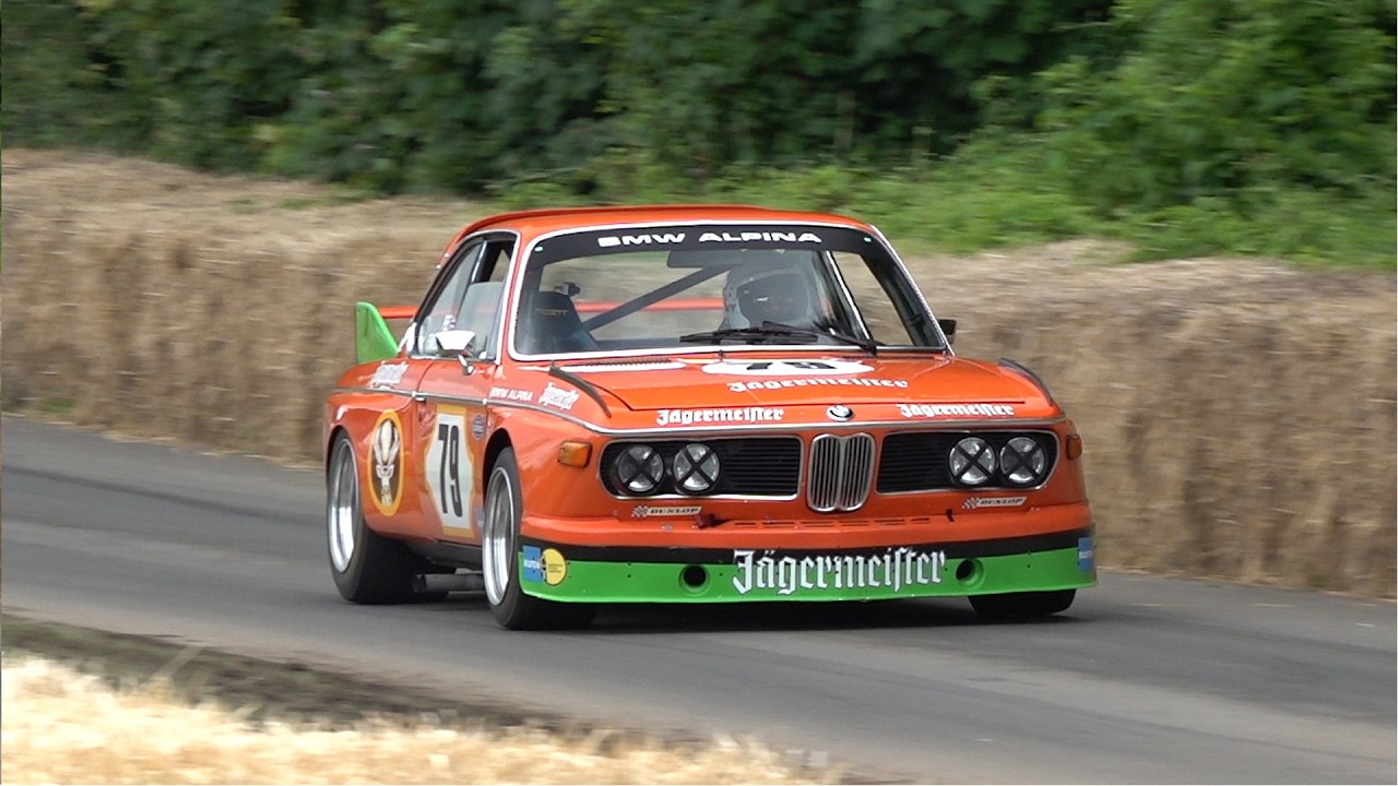 BMW 3.0 CSL Batmobile displays classic exhaust sound