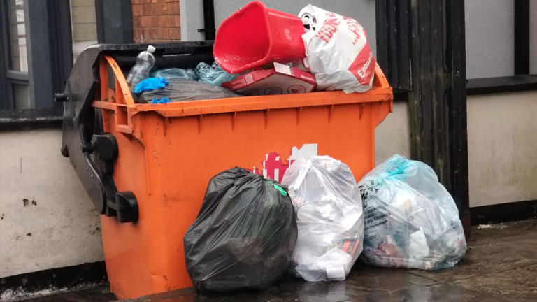 Thousands of bin collections missed in town