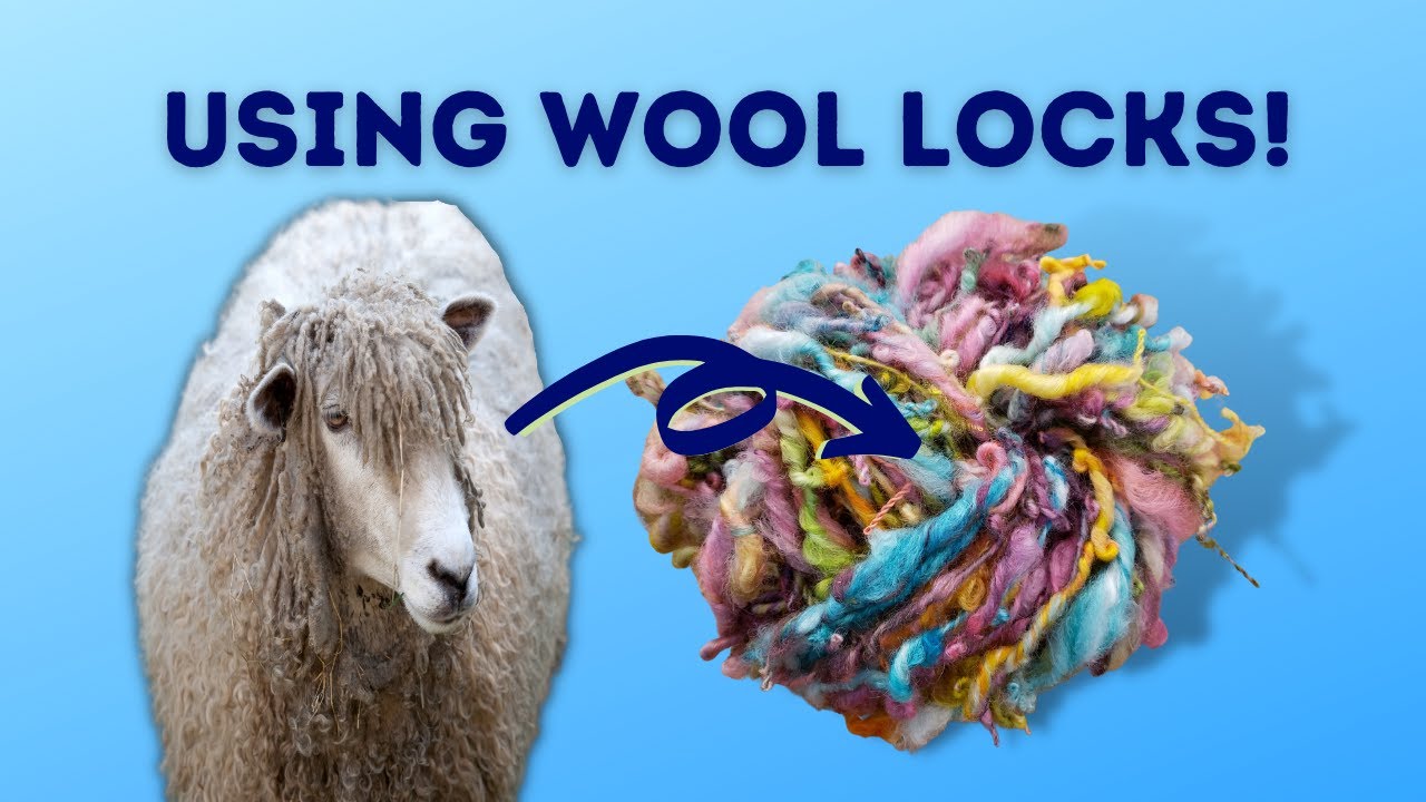 Lock spinning and using textured yarn