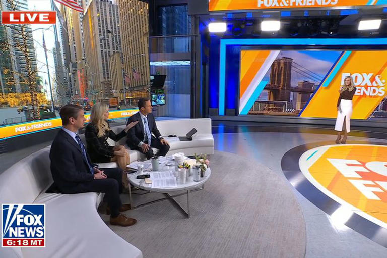 Fox News' Brian Kilmeade says he's being 'yelled at' as Ainsley ...