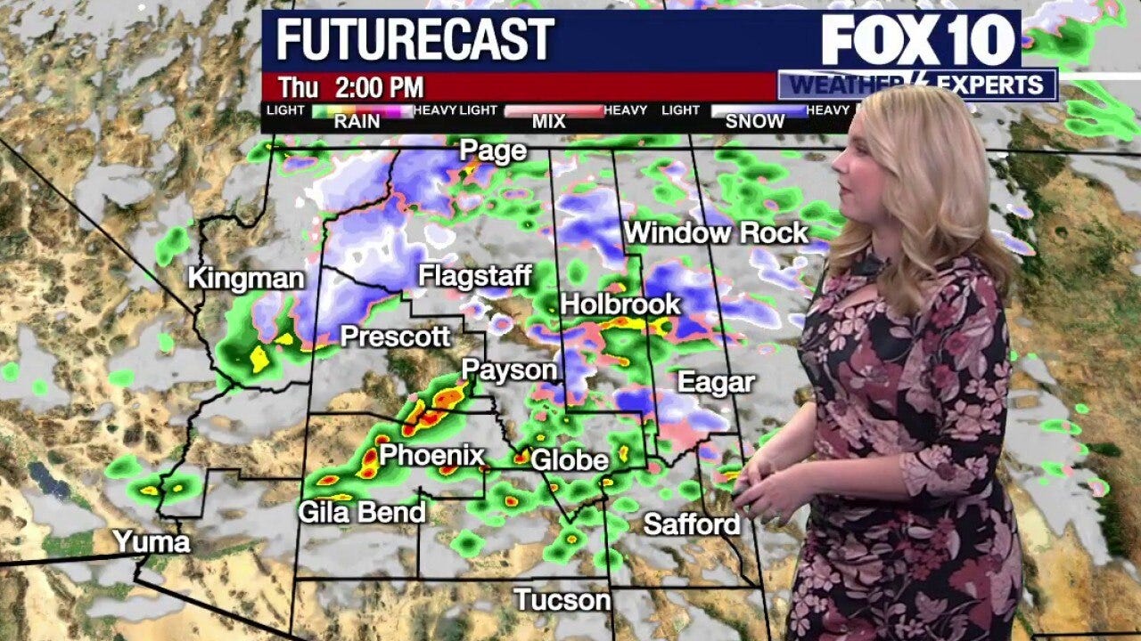 Arizona weather forecast: Second storm bringing heavy snow, rain to the ...