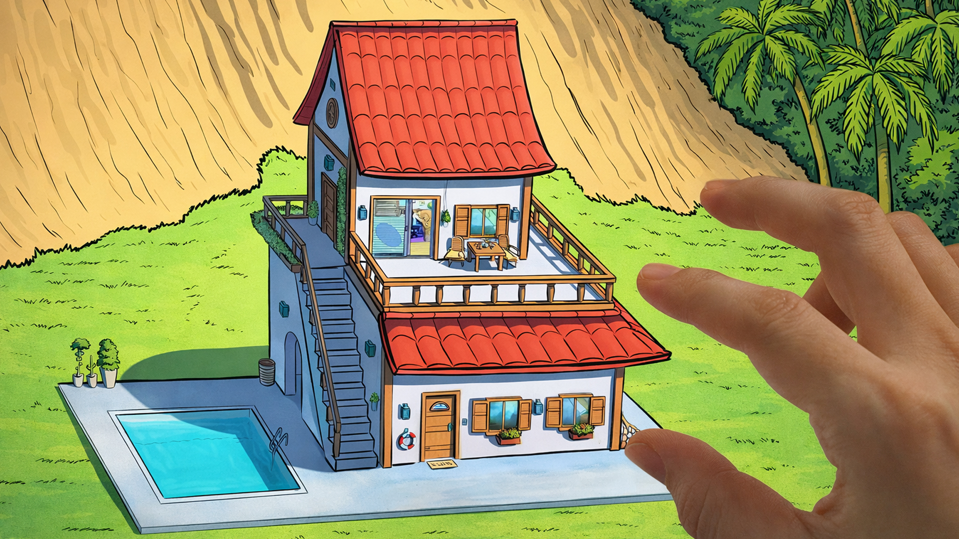 A visual journey with infinite zoom