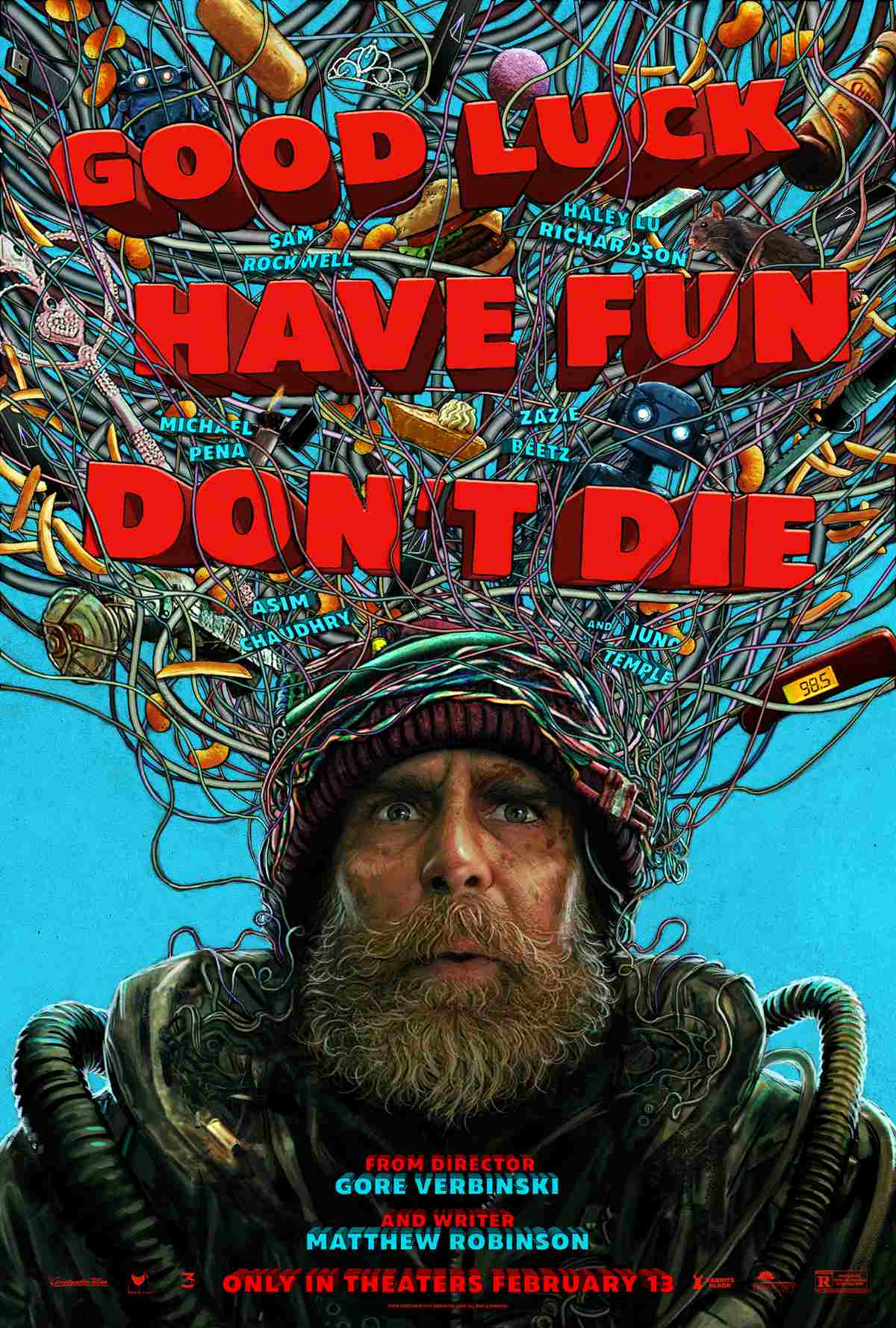 Good luck, have fun, don’t die trailer and poster hit