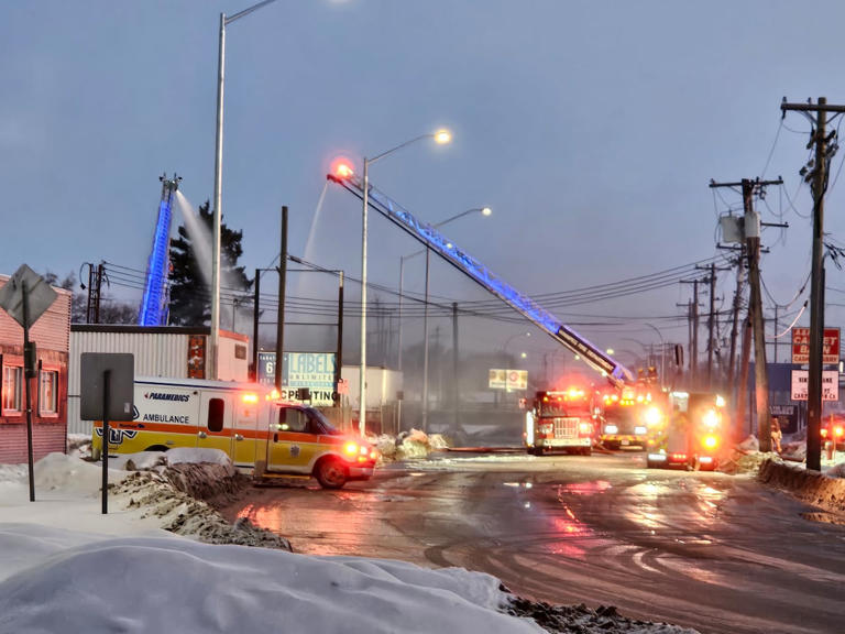 Industrial fire closes stretch of Archibald Street in Winnipeg's St ...