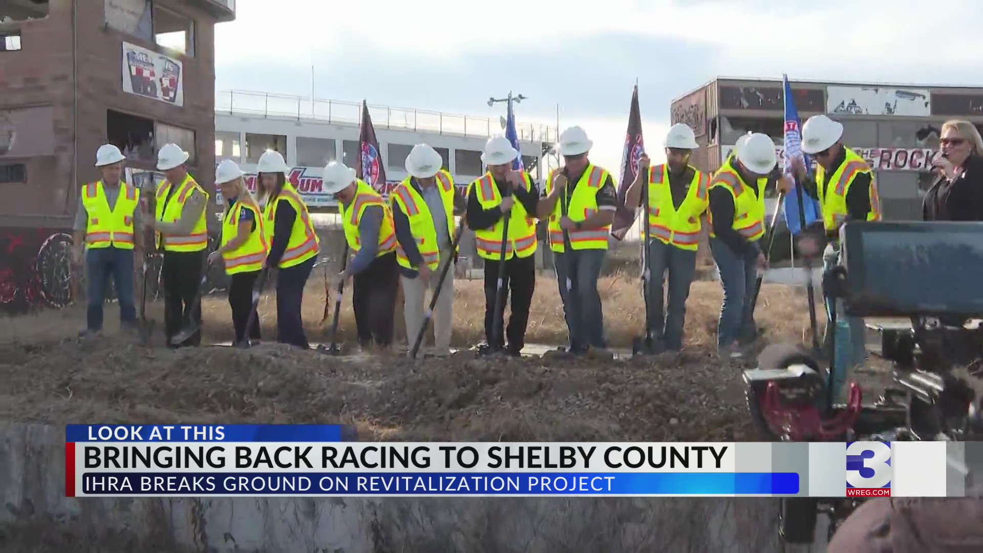 IHRA officially breaks ground on raceway revitalization project