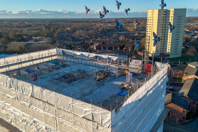 11 farewell pictures as demolition gets underway at Preston tower blocks