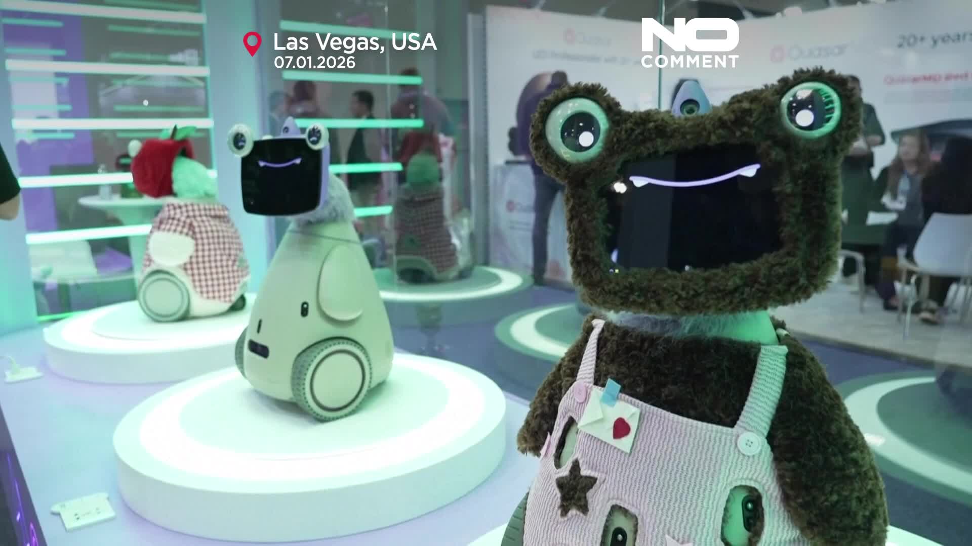 Los robots deslumbran al público en el CES de Las Vegas