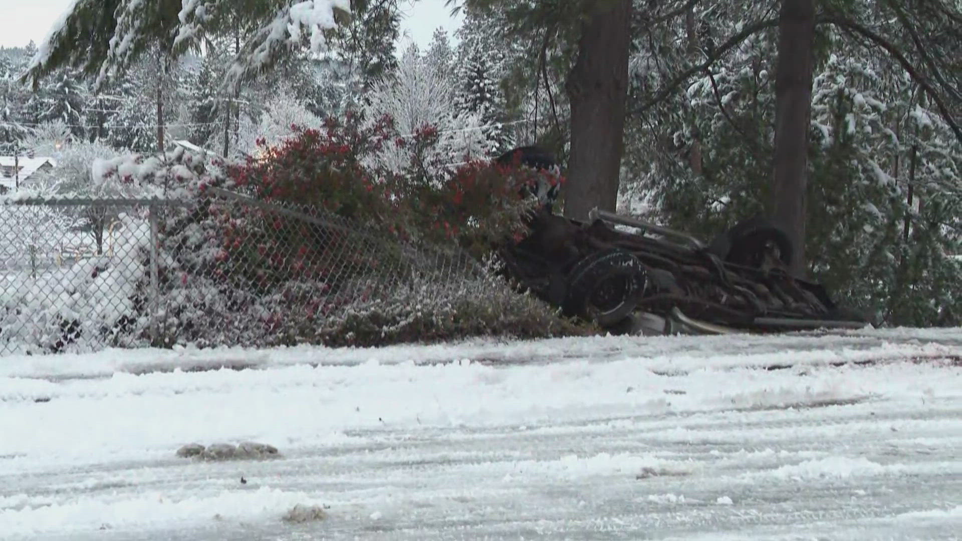 Wednesday night snow leaving big impacts on Thursday morning commute