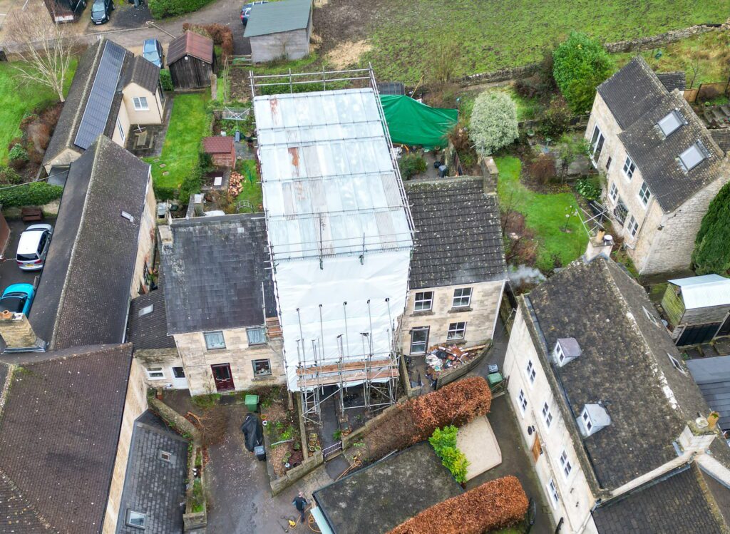First aerial images of house where mother and children died in Boxing ...