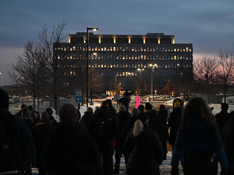 Amid ICE shooting investigation, Trump says woman tried to 'run over' agent