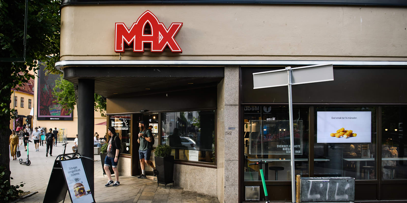 Max-restaurang i Stockholm vill sälja alkohol