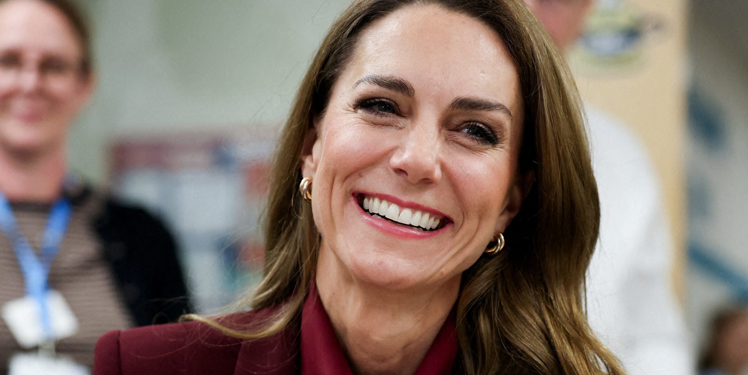 Princess Kate Kicks Off 2026 in a Rouge Suit and Her New Favorite Mini Bag