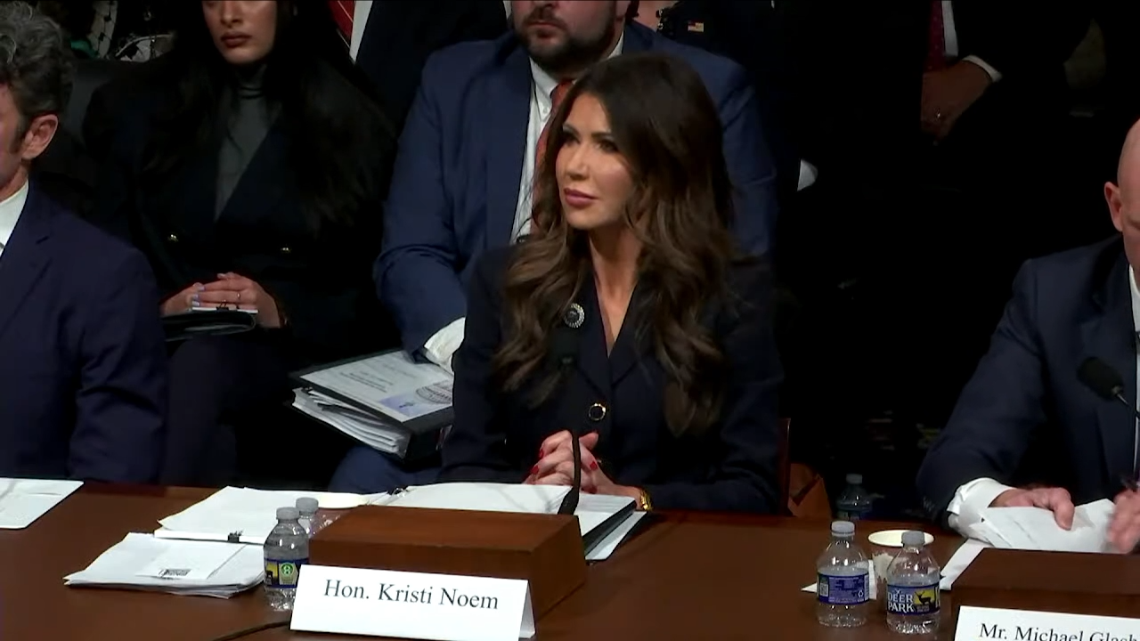 'I'm going to make sure of that': Kristi Noem is left speechless as congresswoman vows to kick ...