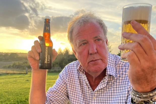 Jeremy Clarkson unveils new Hawkstone beer with a major twist