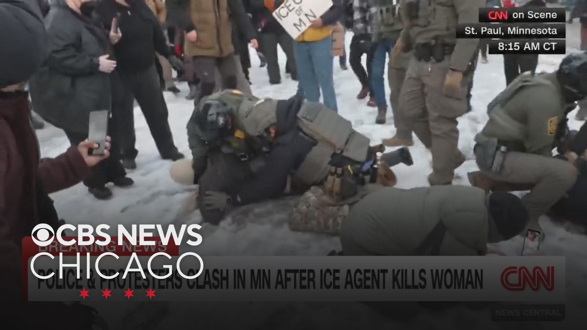 Protesters arrested day after Minneapolis ICE shooting that killed ...