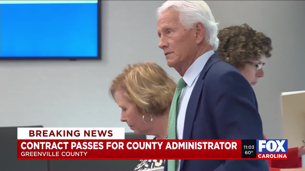 Greenville County Council extends administrator’s contract