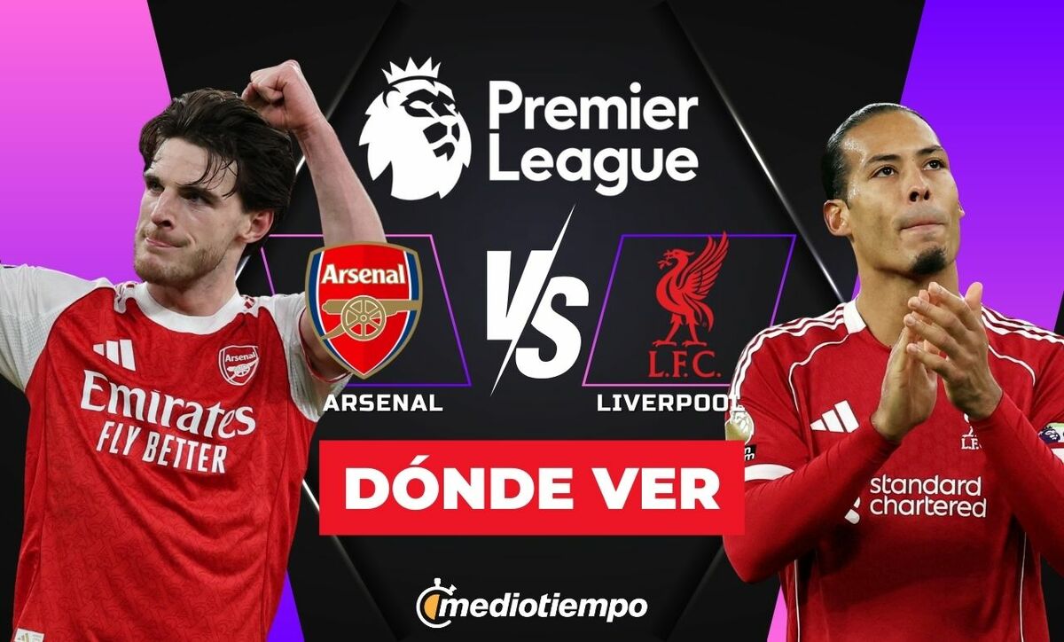 Arsenal vs. Liverpool en vivo. Partido J21 de Premier League 2026 hoy
