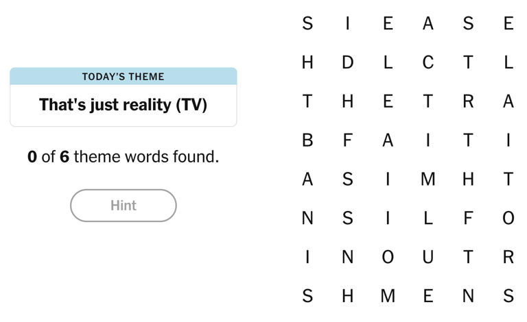 Today's NYT Strands hints (and answer) for Thursday, January 8, 2026