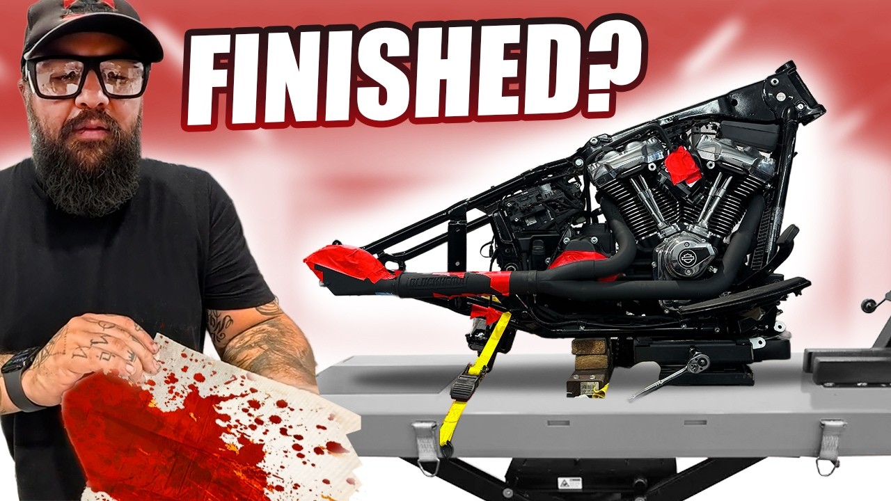 I finally finished my Harley Softail build! 🎉