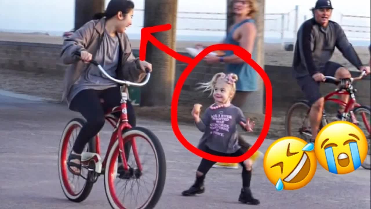 Everleigh’s viral biker prank