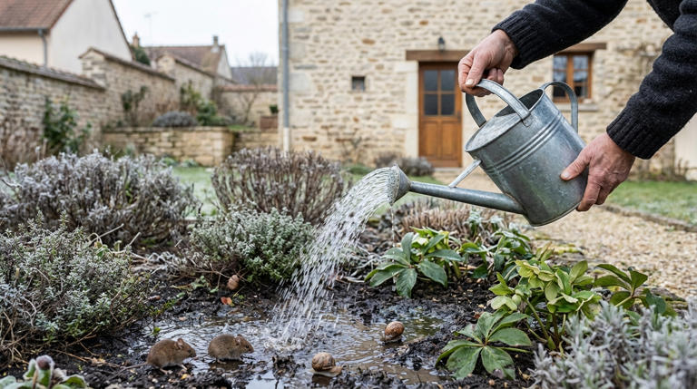 Rats, souris, insectes : ce rituel du soir au jardin en plein hiver qui ...