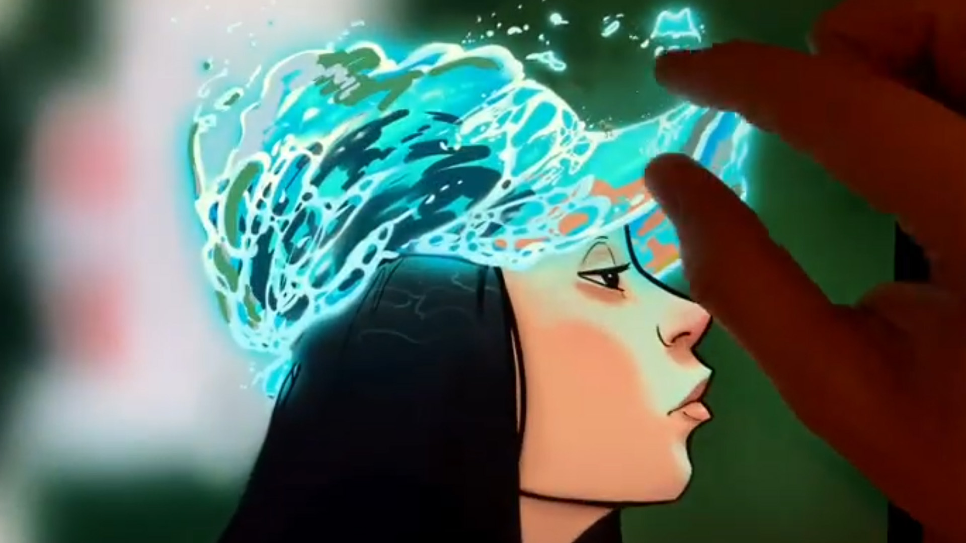 Inside the Ocean Hat infinite zoom drawing