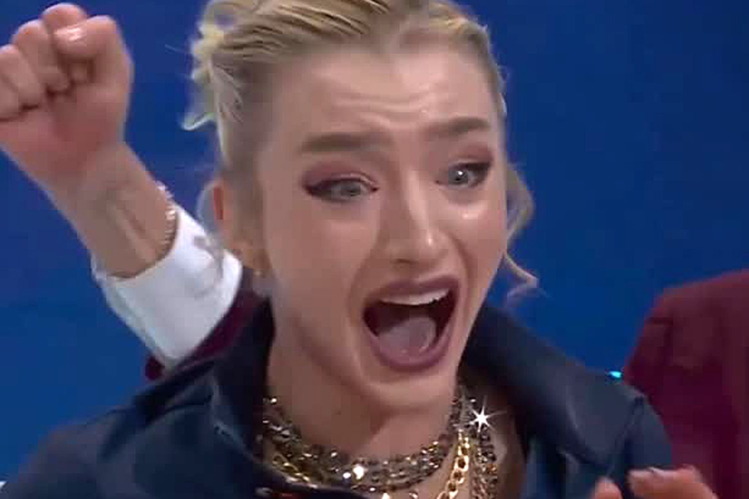 Figure skater Amber Glenn overwhelmed as she makes history with record ...