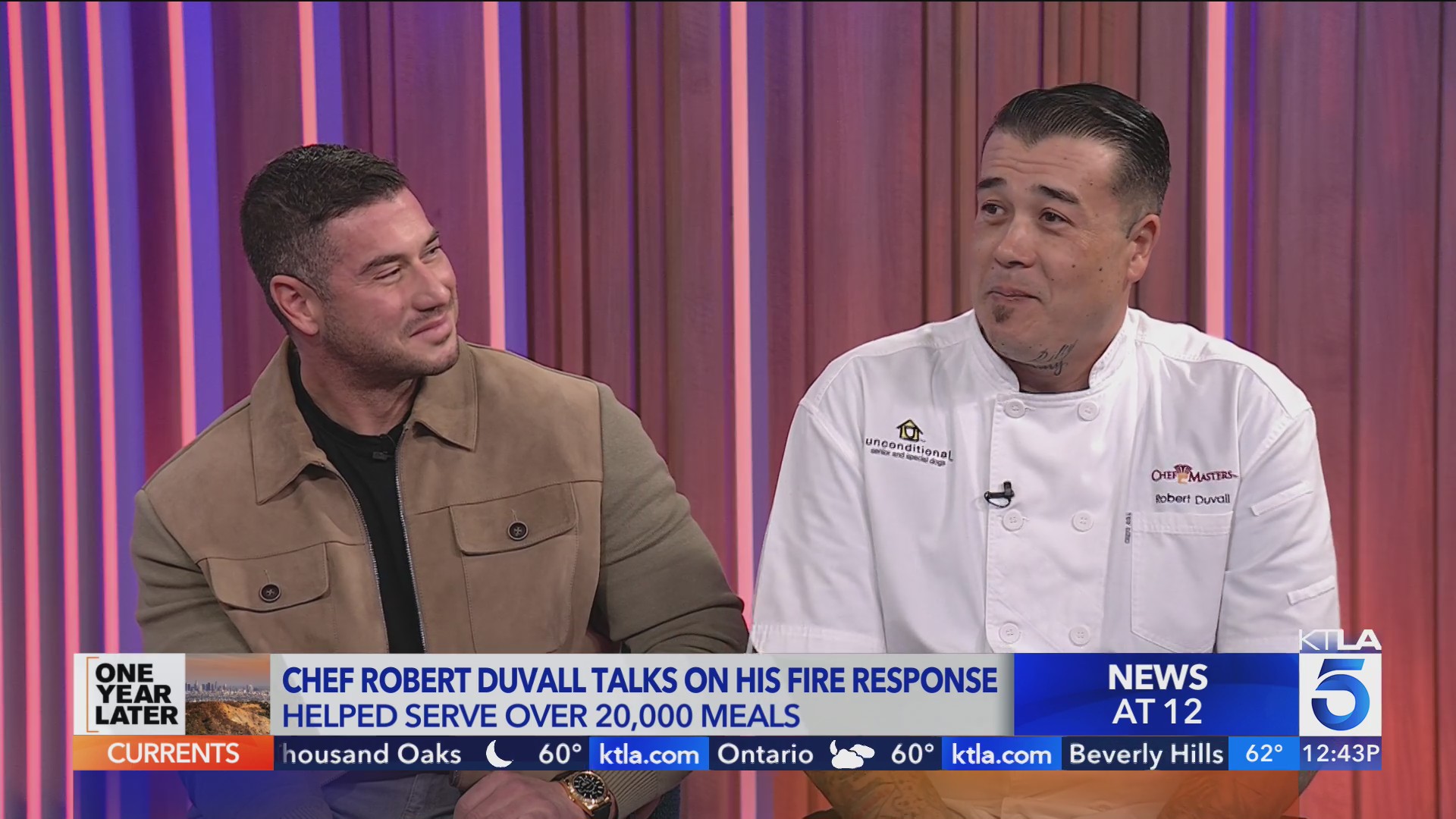 Erik Rock & Robert Duvall discuss Out of the Ashes Heroes Gala