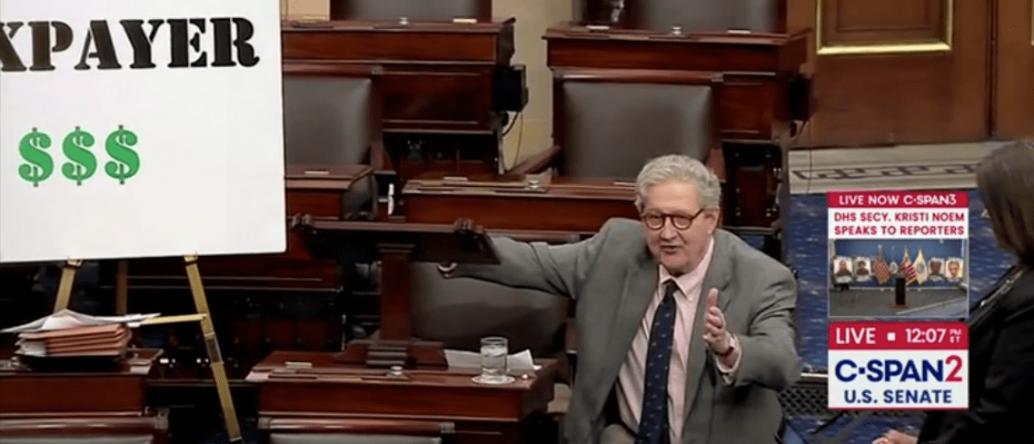 John Kennedy drops to knees begging John Thune for another ...