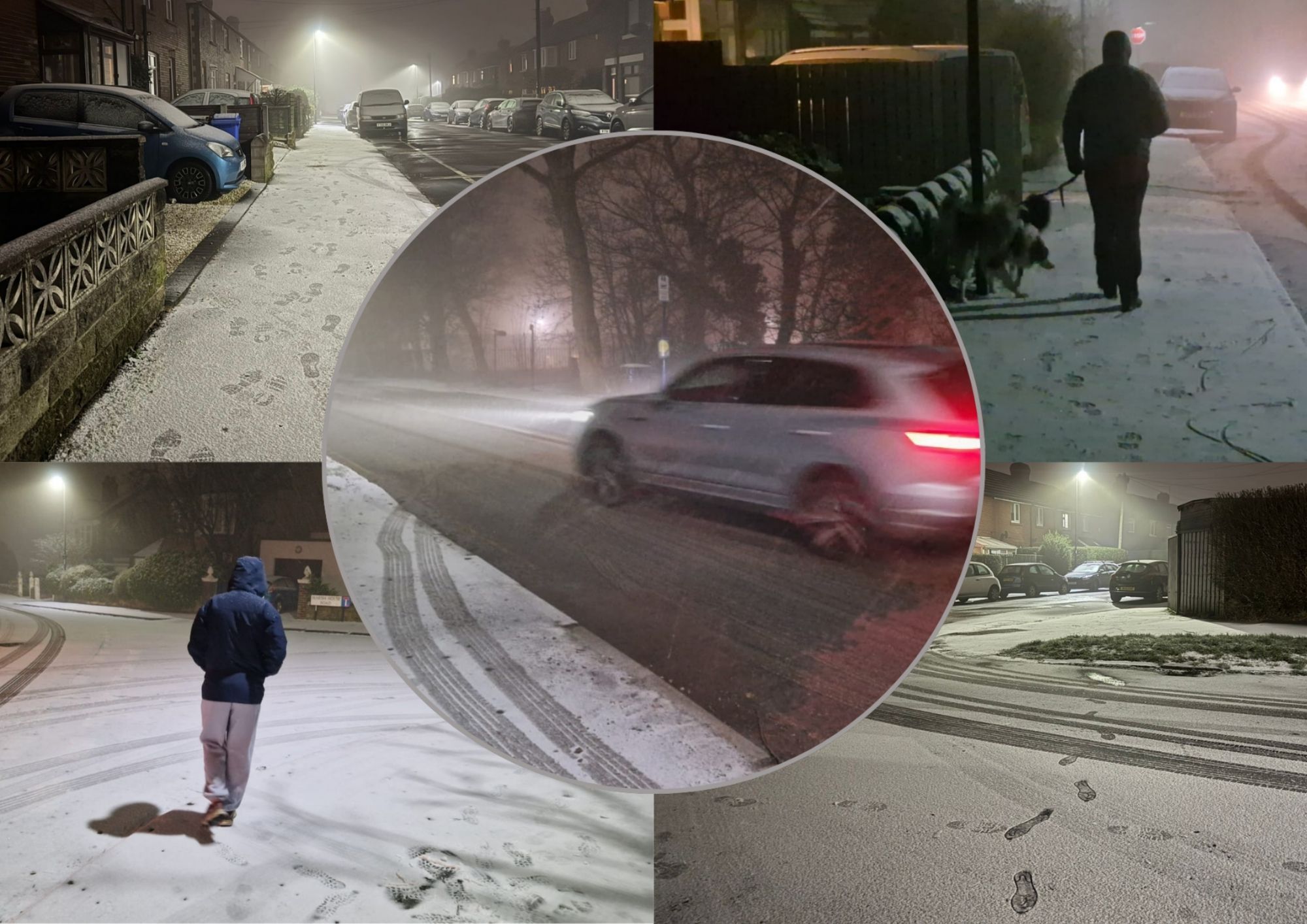 Gallery: First images as snow begins to settle in Sheffield amid amber ...