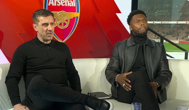 Gary Neville and Daniel Sturridge clash in terse exchange over ...