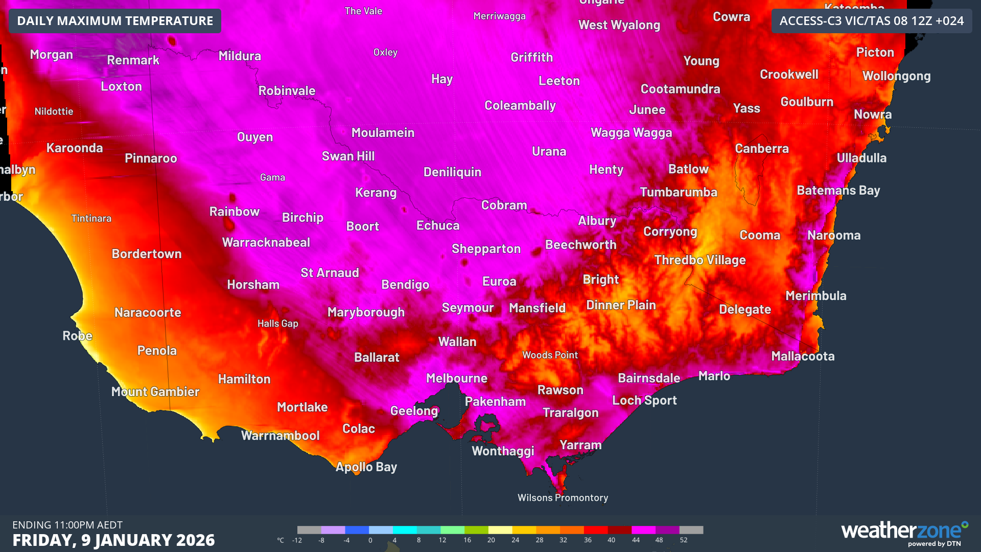 43°C predicted for Melbourne amid catastrophic fire danger in Victoria