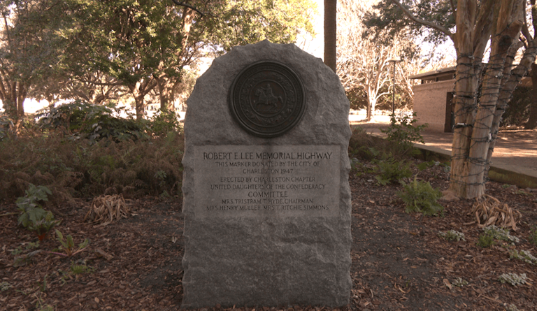 ‘It just showed up’: Confederate Robert E Lee memorial in Charleston ...