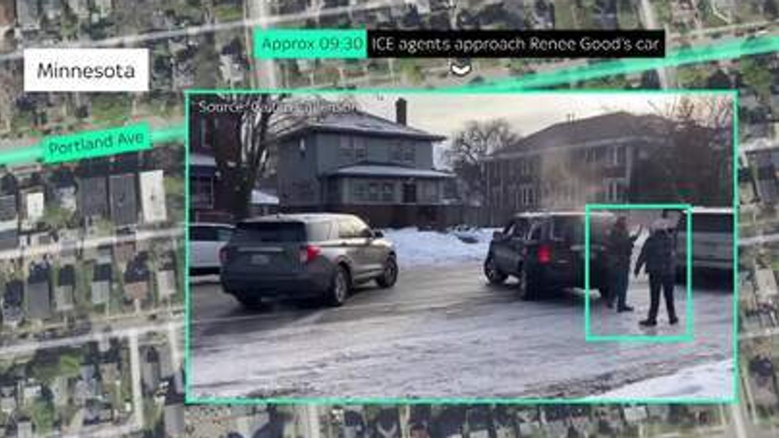 ICE shooting: What the footage shows