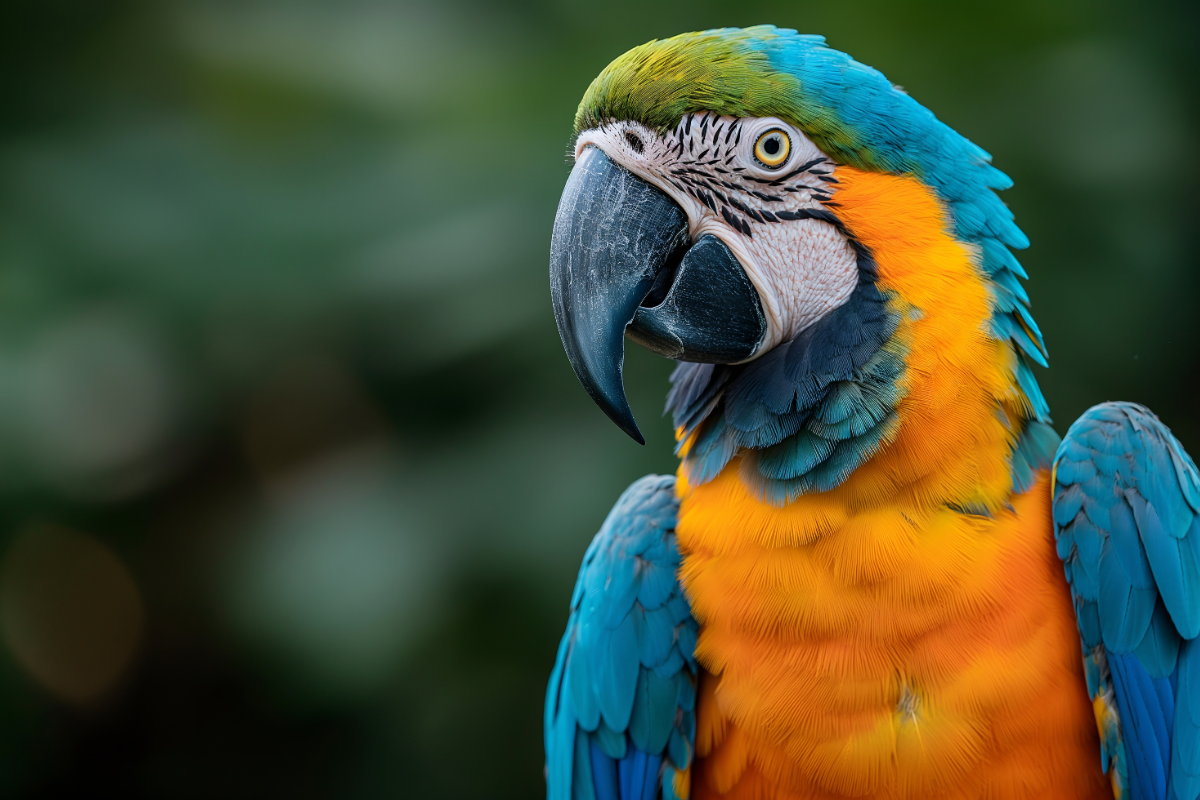 Foster macaw discovers he’s not the only bird in the house and it’s ...