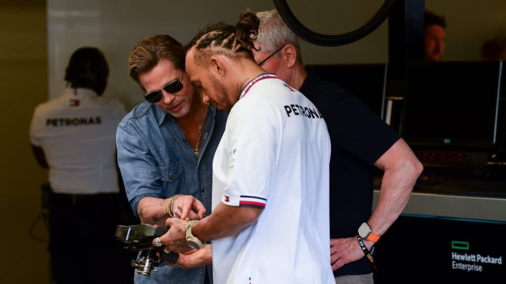 What Lewis Hamilton thought of working with Brad Pitt in the F1 movie