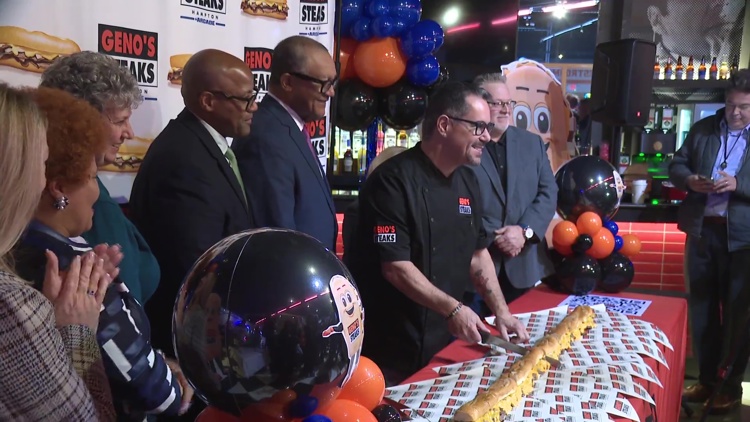Grand opening held for Geno's Steaks Hampton + Arcade