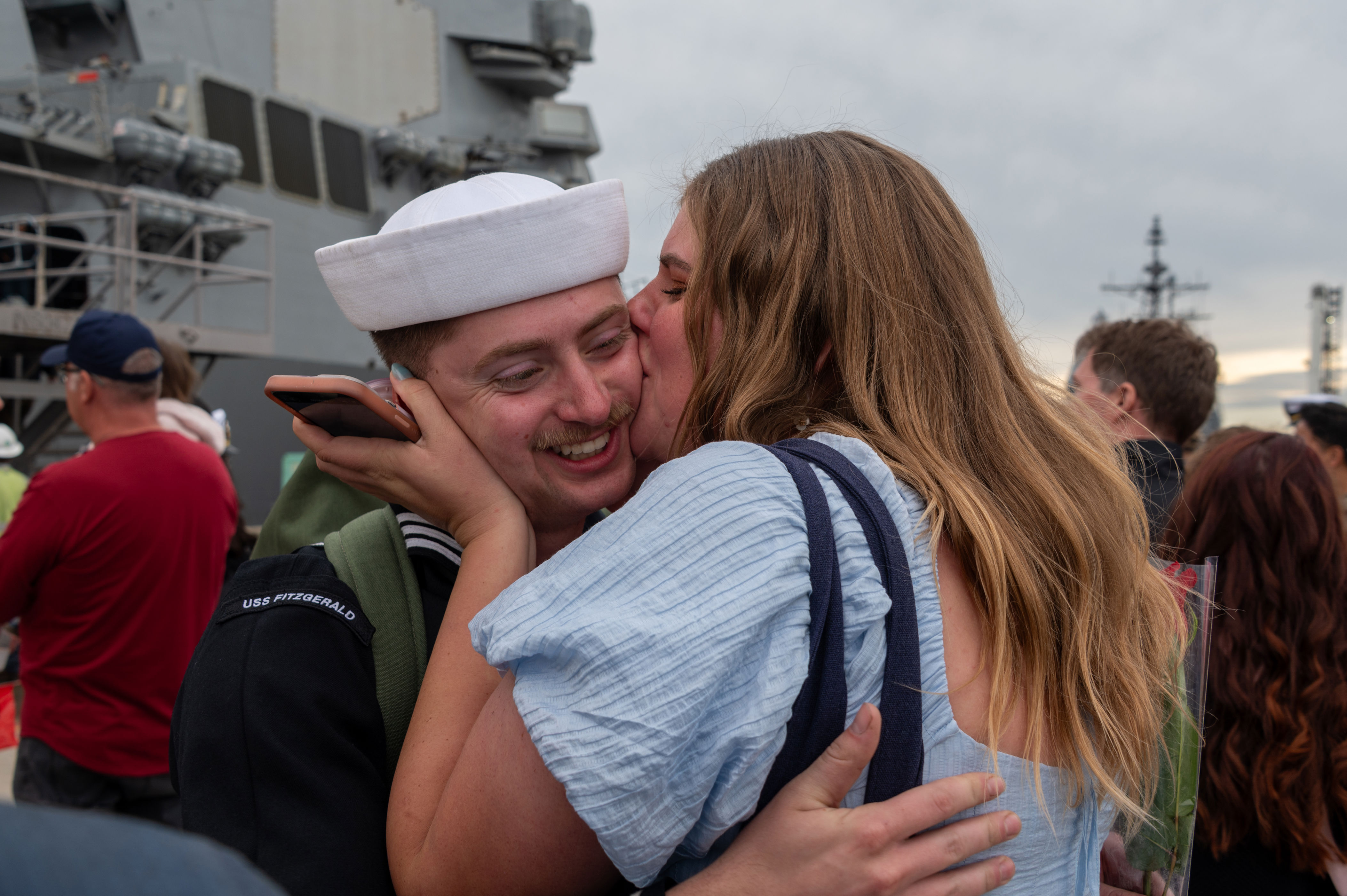 USS Fitzgerald returns home after more than half a year abroad