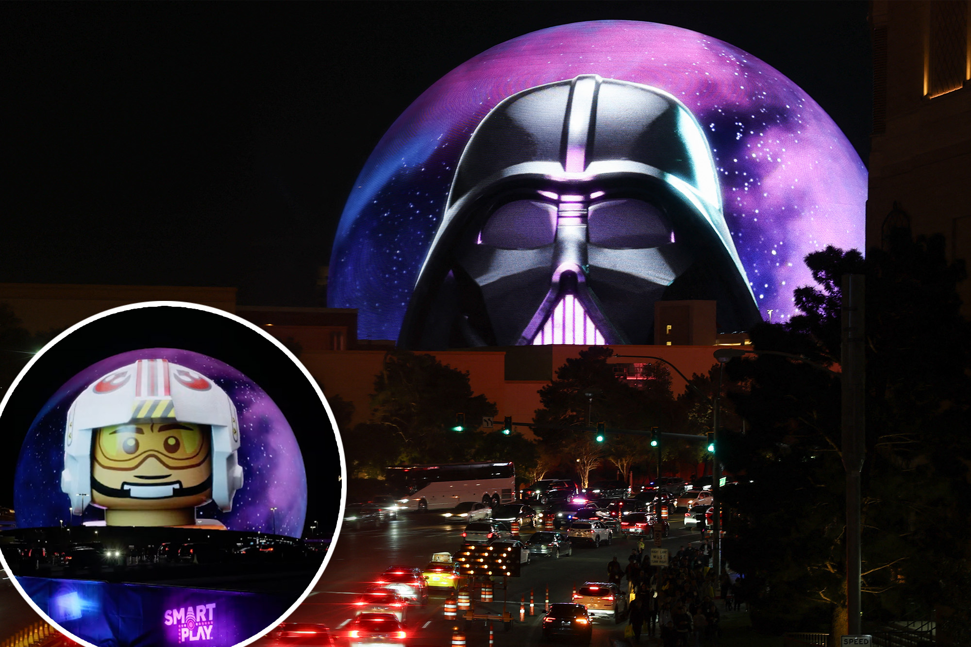 'Star Wars' video game played live on Las Vegas Sphere stuns fans in ...