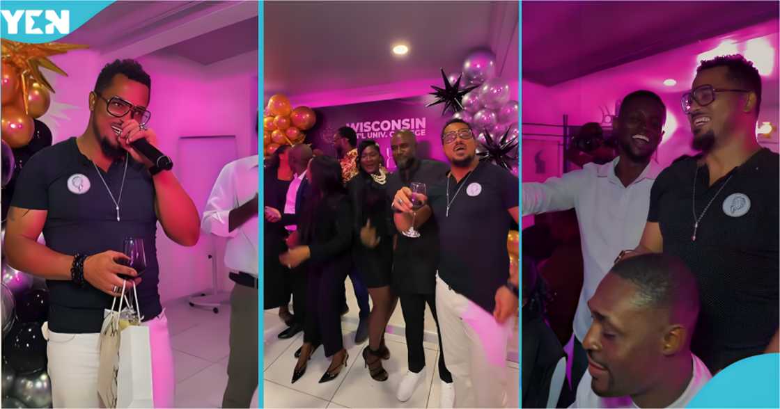 From actor to lawyer: Van Vicker completes LLB, parties with mates in video