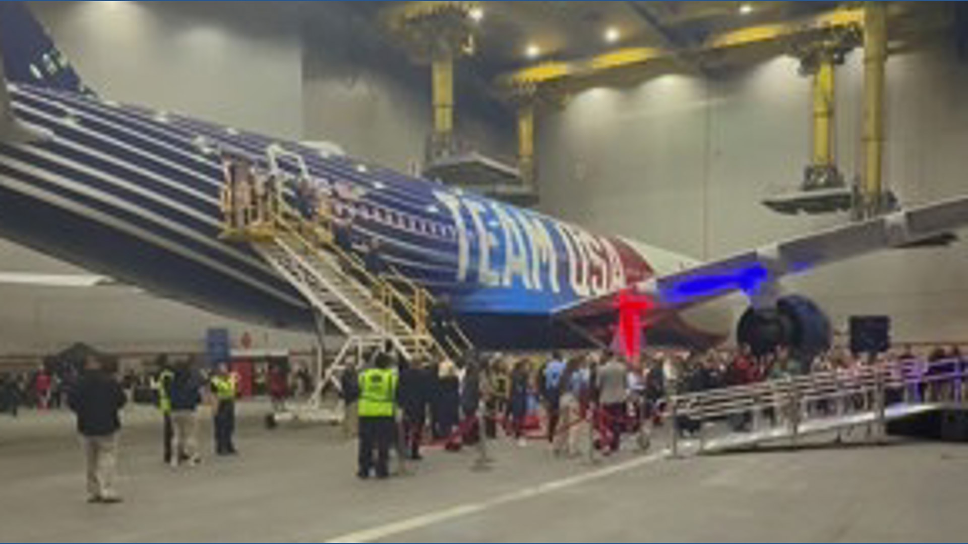 Delta Airlines Unveils Team USA Aircraft